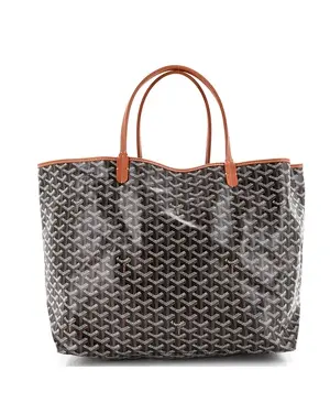 Goyard Gm Saint Louis Tote Coated Canvas - Brown