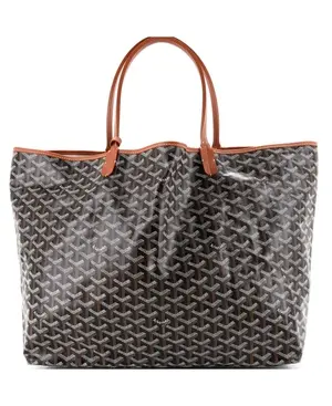Goyard Gm Saint Louis Tote Coated Canvas - Brown