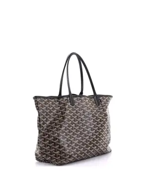 Goyard Pm Saint Louis Tote Coated Canvas - Black