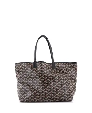 Goyard Pm Saint Louis Tote Coated Canvas - Black