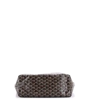 Goyard Pm Saint Louis Tote Coated Canvas - Black