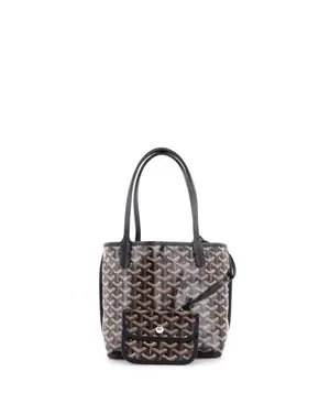 Goyard Anjou Reversible Tote Coated Canvas - Black