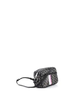 Goyard Cap Vert Bag Printed Coated Canvas - Black