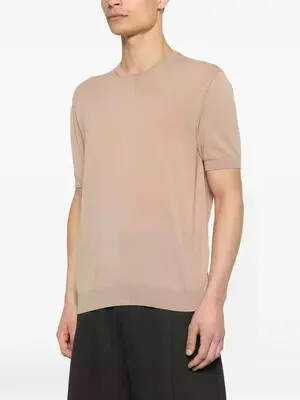 Malo Crew-neck Knit T-shirt