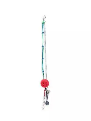 CHARLES JEFFREY Crochet Bag Charm - Red