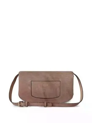 Mulberry Flap-top Cross Body Bag - Brown