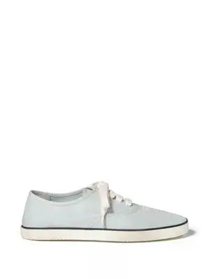 Miu Miu Embroidered Logo Drill Sneakers - Blue