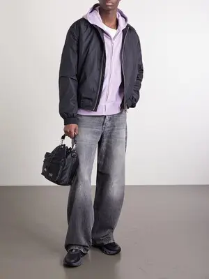 PORTER-YOSHIDA & CO Balloon Nylon-twill Messenger Bag - Black