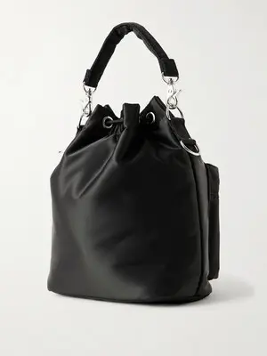 PORTER-YOSHIDA & CO Balloon Nylon-twill Messenger Bag - Black