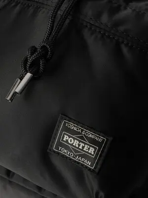 PORTER-YOSHIDA & CO Balloon Nylon-twill Messenger Bag - Black