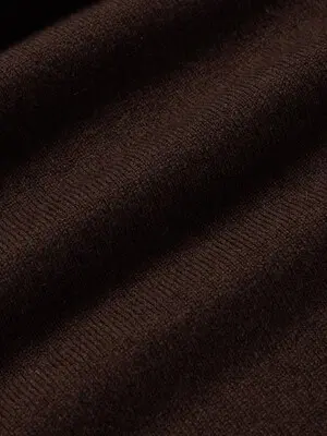 ALLUDE Cashmere V-neck Sweater - Brown