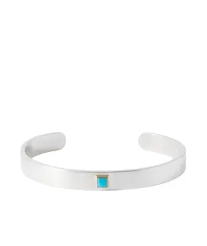 PEYOTE BIRD Azul Sterling 14-karat Gold And Turquoise Cuff - Silver