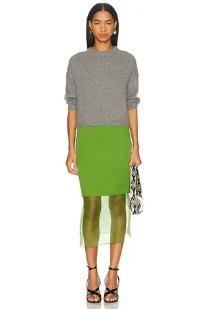 Khaite Sabina Cashmere Sweater - Fog