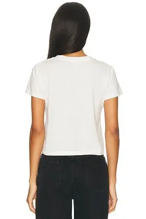 BODE Embroidered Cat Cropped T-shirt