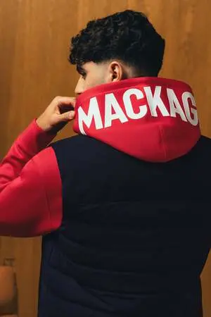 Mackage Double-face Jersey Logo Hoodie - Light Camel