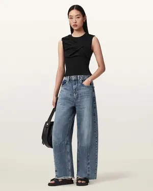 ALLSAINTS Nella Slim Fit Tank Top - Black