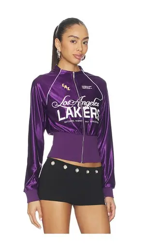 OFF SEASON Cropped Track Jacket - La Lakers