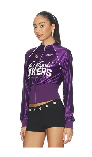 OFF SEASON Cropped Track Jacket - La Lakers