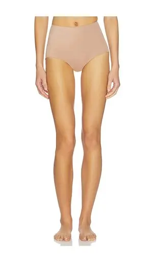 SKIMS Smoothing Intimates High-waisted Brief In Taupe - Sienna