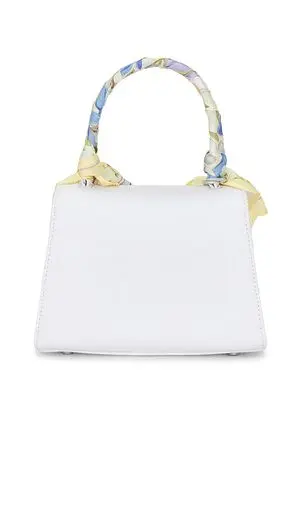 SELF-PORTRAIT Linen Floral Mini Bag