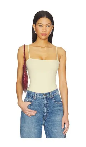 Susana Monaco String Bodysuit - Whipped Cream