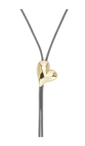 Jenny Bird Art Heart Bolo Tie Necklace