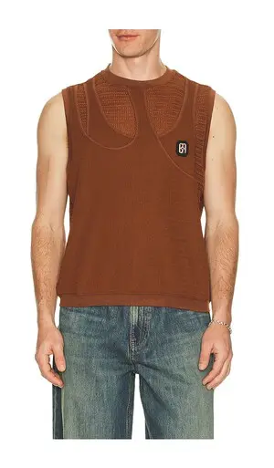 BIRTH OF ROYAL CHILD Fluid Layered Knit Tank