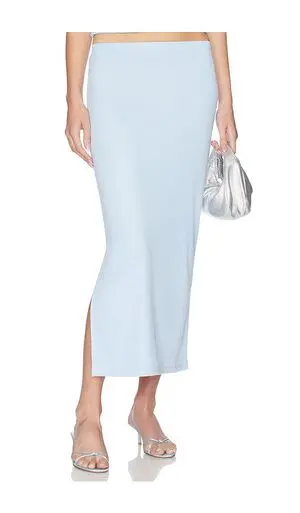 Lna Slater Skirt - Blue Mist