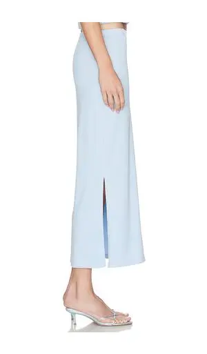Lna Slater Skirt - Blue Mist