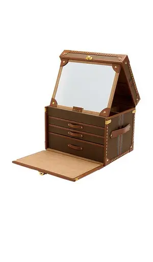 Wolf Ida Trunk Jewelry Box - Khaki