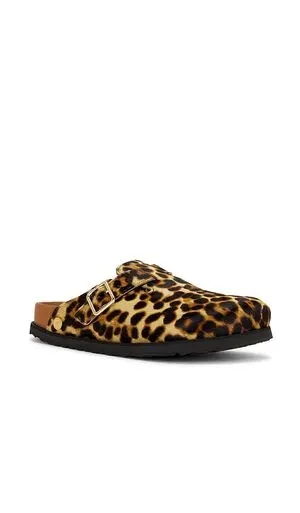 BIRKENSTOCK Boston Pony Hair Mule - Leopard