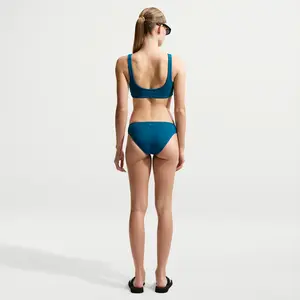 Nike Swim Shoreline Texture Bralette Bikini Top - Blue