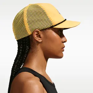 Nike Pro Dri-fit Unstructured Swoosh Run Cap - Yellow