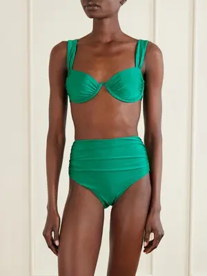 Simkhai Anniston Bikini Top - Green