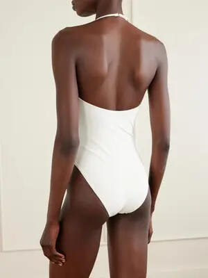 Simkhai Bindi Embellished Cutout Swimsuit