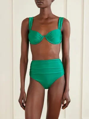 Simkhai Teya Ruched Bikini Briefs