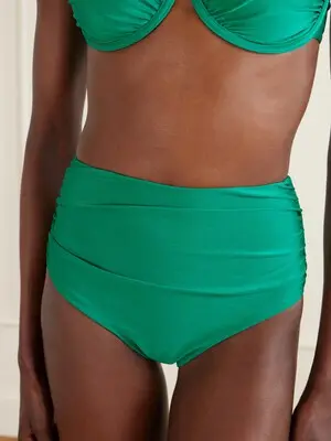 Simkhai Teya Ruched Bikini Briefs