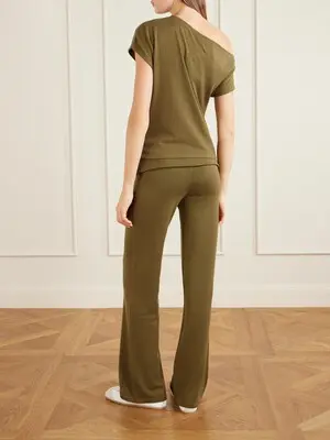 THE ELDER STATESMAN Superlight Tori One-shoulder Top