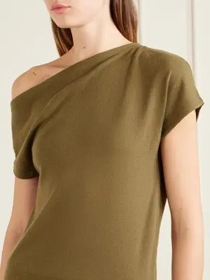THE ELDER STATESMAN Superlight Tori One-shoulder Top