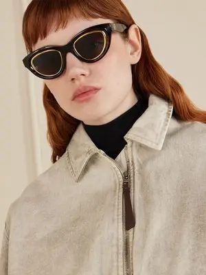 Loewe Anagram Cat-eye Sunglasses