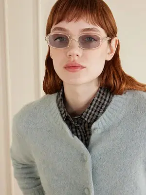 Prada Rectangular-frame Acetate Sunglasses