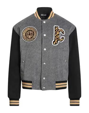 Just Cavalli Varsity Jacket With Embellishments
