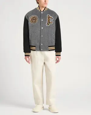 Just Cavalli Varsity Jacket With Embellishments