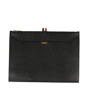 Thom Browne Document Holder Leather - Black