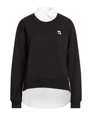 Karl Lagerfeld Sweatshirt In Organic Cotton, Recycled Polyester And Elastane