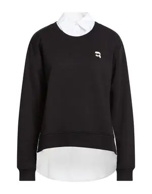 Karl Lagerfeld Sweatshirt In Organic Cotton, Recycled Polyester And Elastane