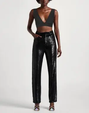 8PM Crop Top With Appliqués And Crystals