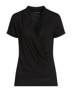 Karl Lagerfeld Draped Jersey Top
