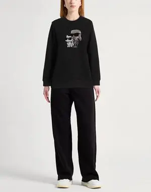 Karl Lagerfeld Sweatshirt With Crystal Embellishments