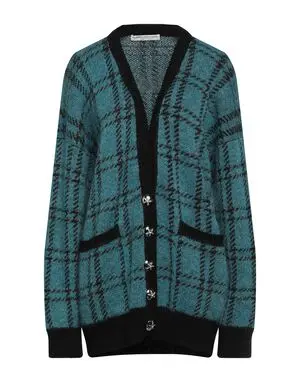 Alessandra Rich Checked V-neck Cardigan